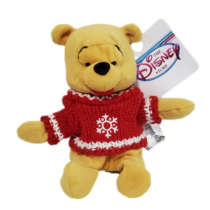 Disney | Toys | Disney Winnie The Pooh In Snowflake Red Holiday Sweater ...